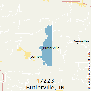 Butlerville (zip 47223), IN