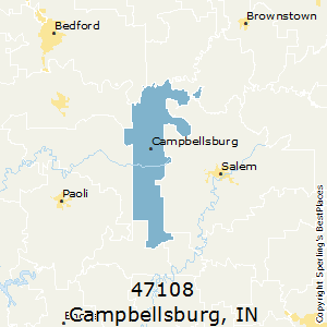 Campbellsburg (zip 47108), IN