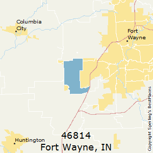 Fort Wayne Zip Code Map - Map
