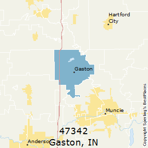 Gaston (zip 47342), IN