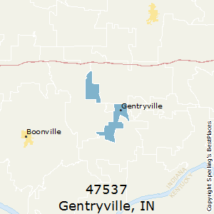 Gentryville (zip 47537), IN