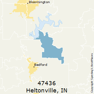 Heltonville (zip 47436), IN
