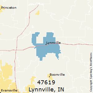 Lynnville (zip 47619), IN