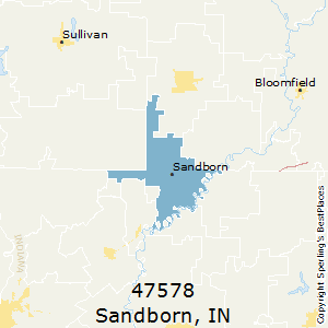 Sandborn (zip 47578), IN