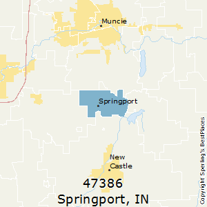Springport (zip 47386), IN
