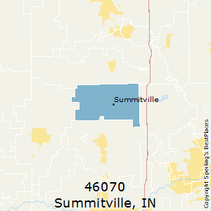 Summitville (zip 46070), IN