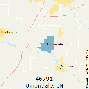 Uniondale (zip 46791), IN