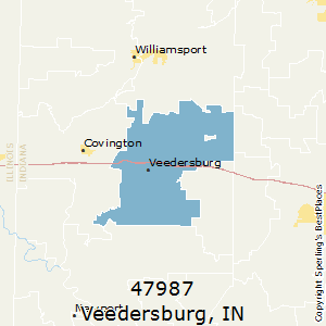 Veedersburg (zip 47987), IN