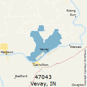 Vevay (zip 47043), IN