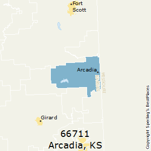 Arcadia (zip 66711), KS