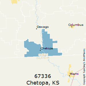 Chetopa (zip 67336), KS