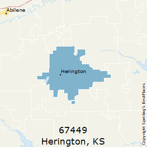 Herington (zip 67449), KS