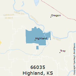 Highland (zip 66035), KS