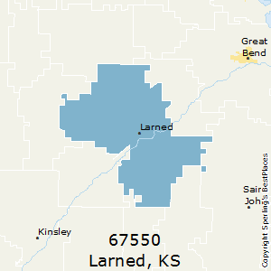 Larned (zip 67550), KS