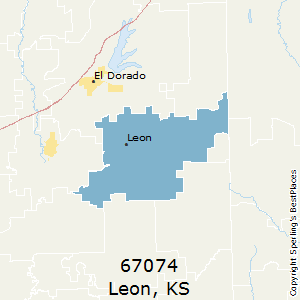 Leon Ks Map