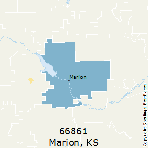 Marion (zip 66861), KS