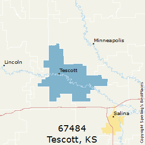 Tescott (zip 67484), KS