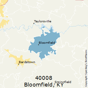 Bloomfield (zip 40008), KY