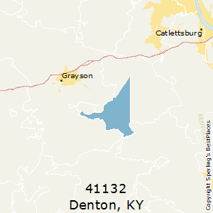 Denton (zip 41132), KY