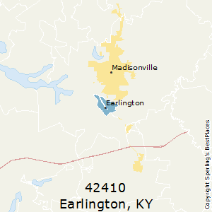 Earlington (zip 42410), KY