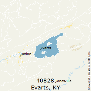 Evarts (zip 40828), KY