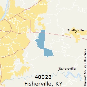 Fisherville (zip 40023), KY