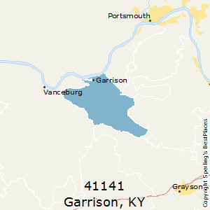 Garrison (zip 41141), KY