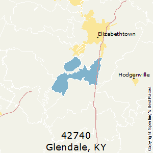 Glendale (zip 42740), KY