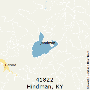 Hindman (zip 41822), KY
