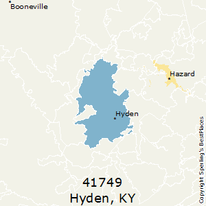 Hyden (zip 41749), KY