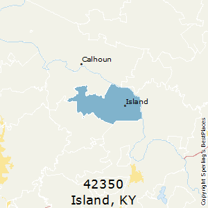Island (zip 42350), KY