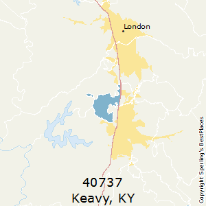 Keavy (zip 40737), KY