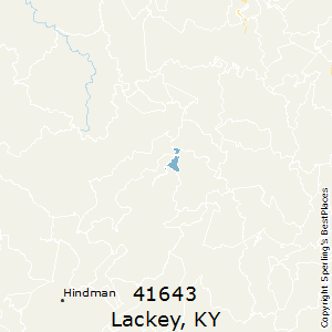 Lackey (zip 41643), KY