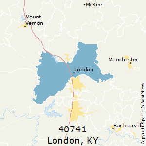London (zip 40741), KY