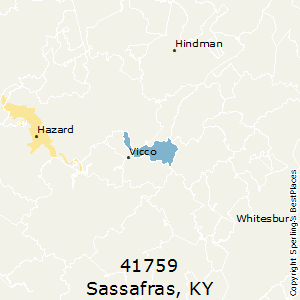 Sassafras (zip 41759), KY
