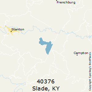 Slade (zip 40376), KY