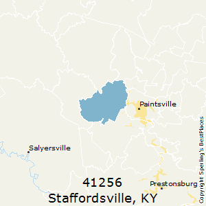 Staffordsville (zip 41256), KY