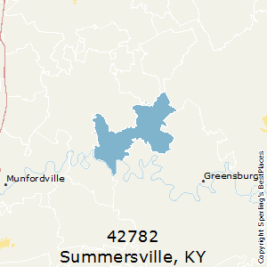 Summersville (zip 42782), KY