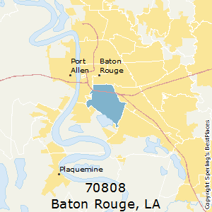 Baton Rouge Zip Code Map Free - Map of world