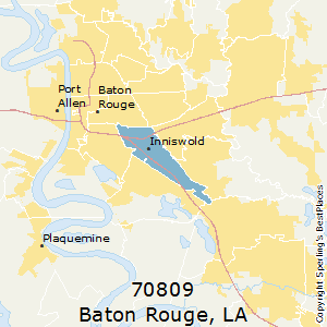 Baton Rouge Zip Code Map - Map