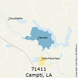 Campti (zip 71411), LA