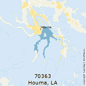 Houma (zip 70363), LA