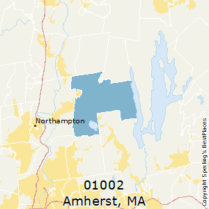 Amherst Ma Zip Code Map - United States Map