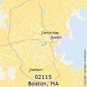 Boston (zip 02115), MA