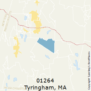Tyringham (zip 01264), MA