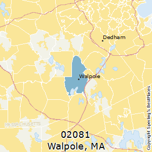 Walpole (zip 02081), MA