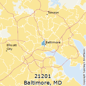 Baltimore (zip 21201), MD