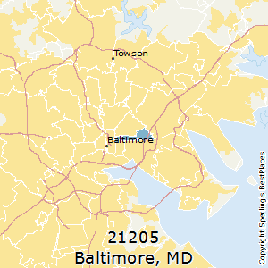 Baltimore (zip 21205), MD