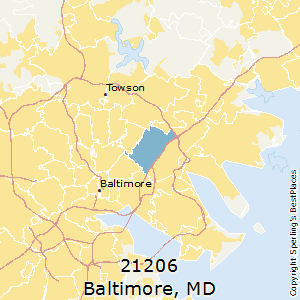 Baltimore (zip 21206), MD