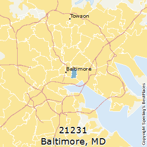 Baltimore (zip 21231), MD